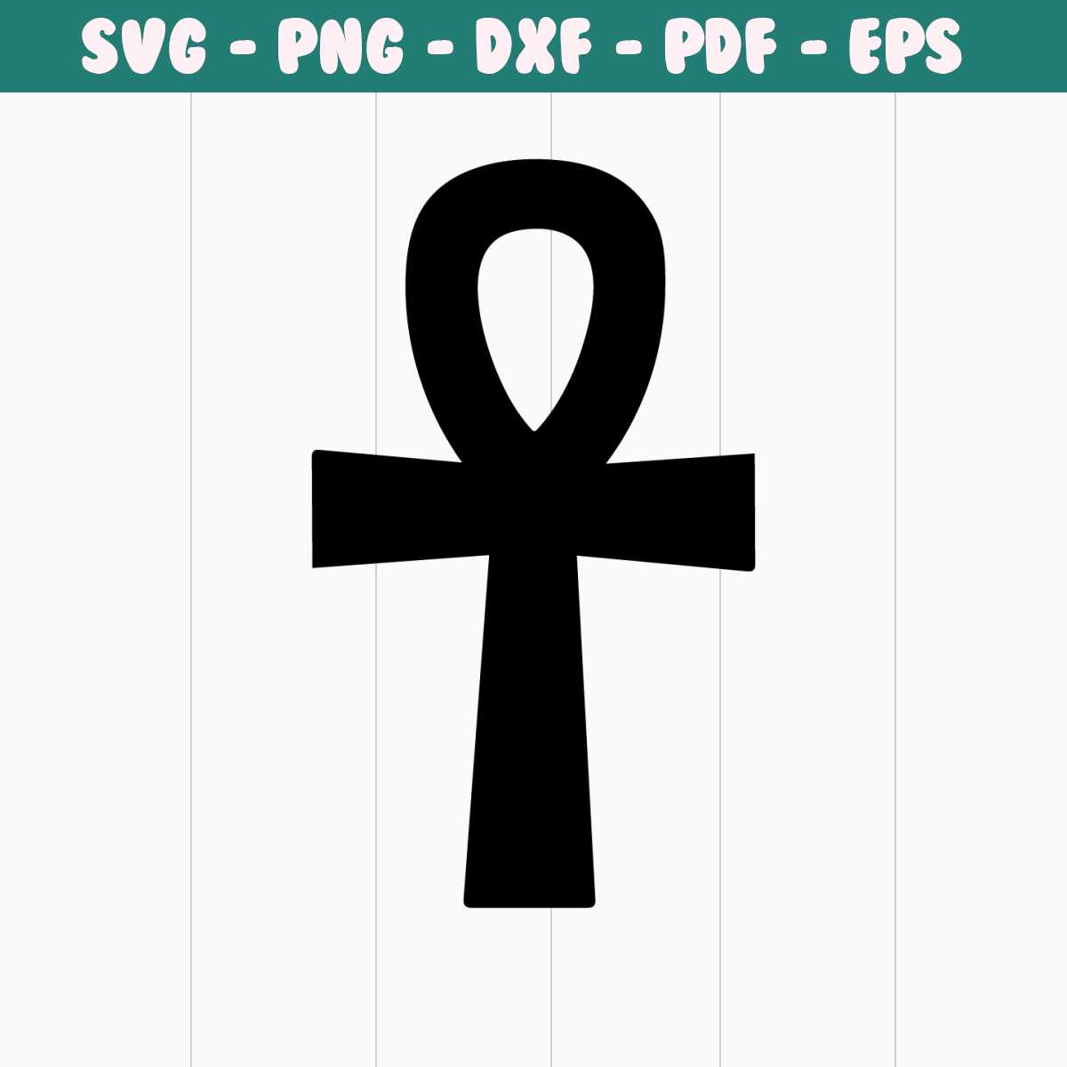 Egyptian Ankh Symbol Svg. Vector Cut file for Cricut, Silhou | Inspire ...