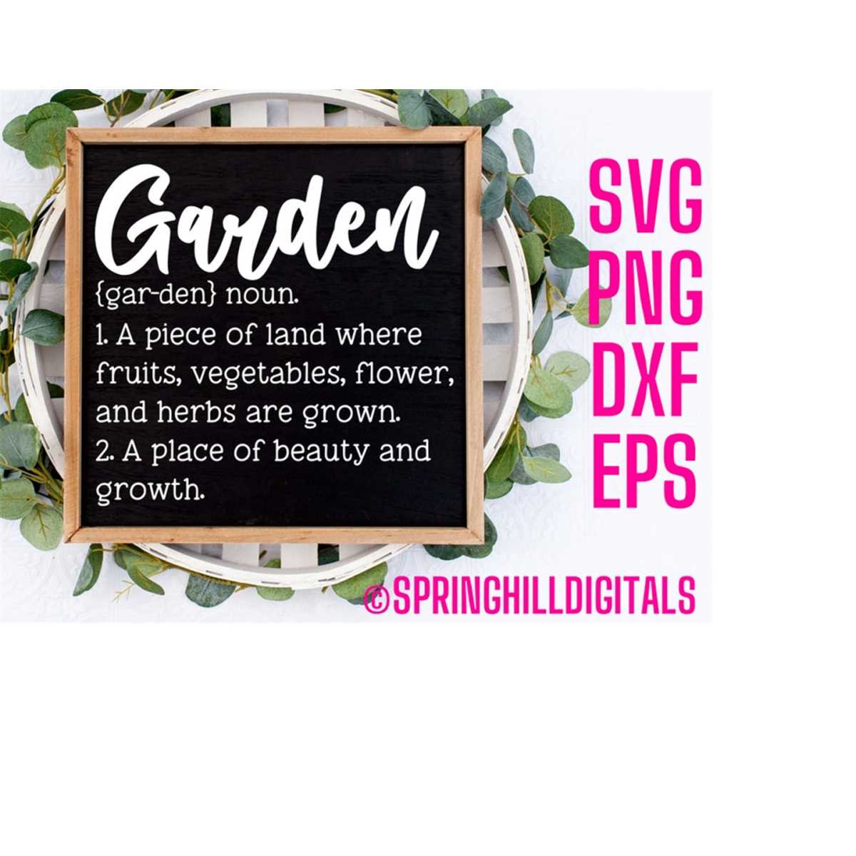 garden svg - Inspire Uplift