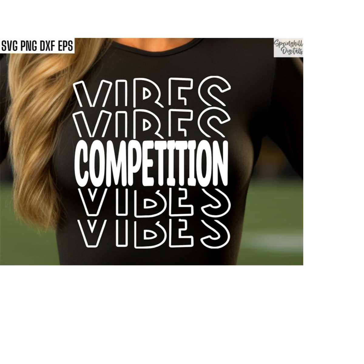 Competition Svgs | Cheer Shirt Svgs | Cheerleader Cut Files - Inspire ...