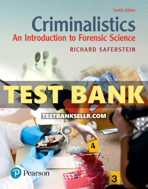 Test Bank for Criminalistics An Introduction to Forensic Sci | Inspire ...