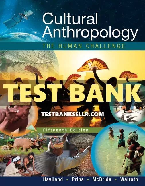 Test Bank for Cultural Anthropology The Human Challenge 15th | Inspire ...