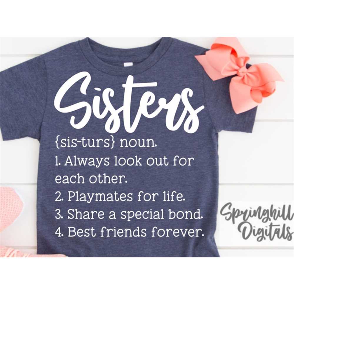 Sister Quote Svg | Sibling Sign | Kids Bedroom Wall Art | Si | Inspire ...