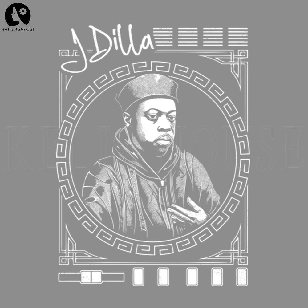 J Dilla 90s Hip Hop Design PNG, Digital Download | Inspire Uplift