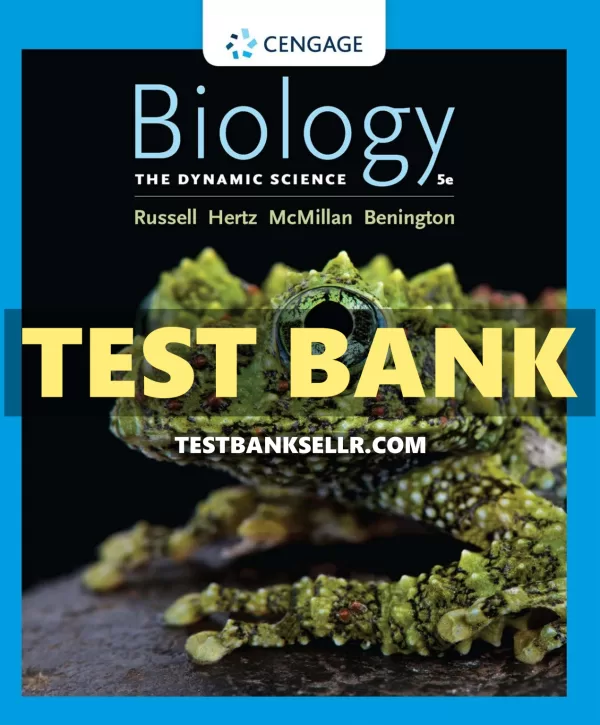 Test Bank for Biology The Dynamic Science 5th Edition Russel | Inspire ...