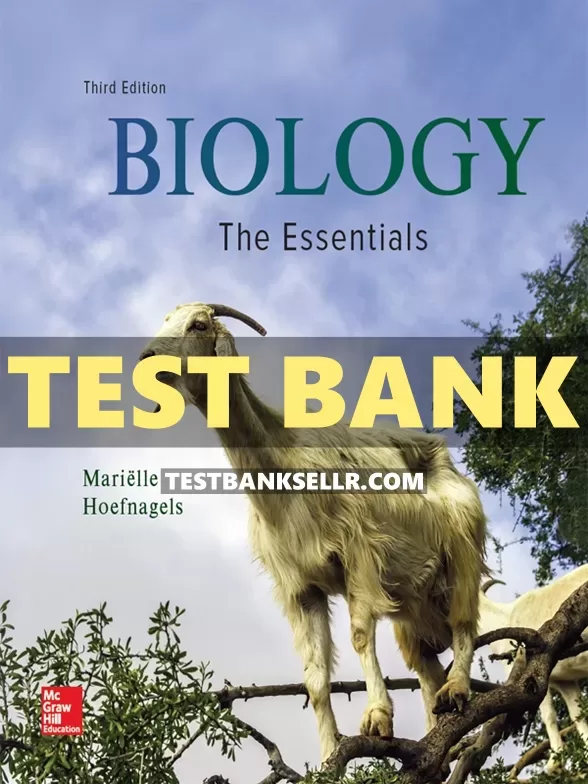 Test Bank for Biology The Essentials 3rd Edition Hoefnagels | Inspire ...