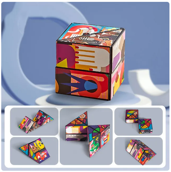 3D Three-dimensional Variety Geometric Magic Cube Fidget Toy | Inspire ...