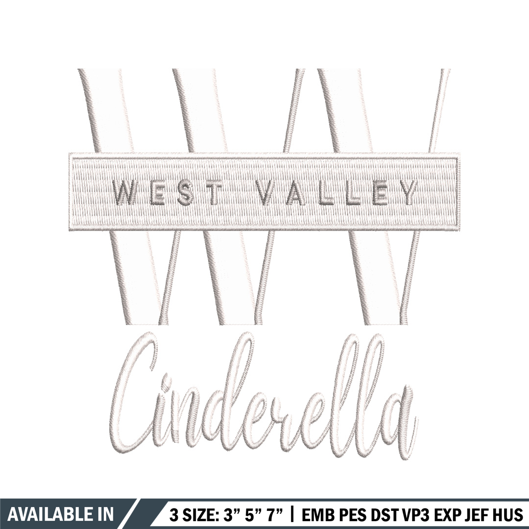 West Valley logo embroidery design, West Valley logo embroid | Inspire ...