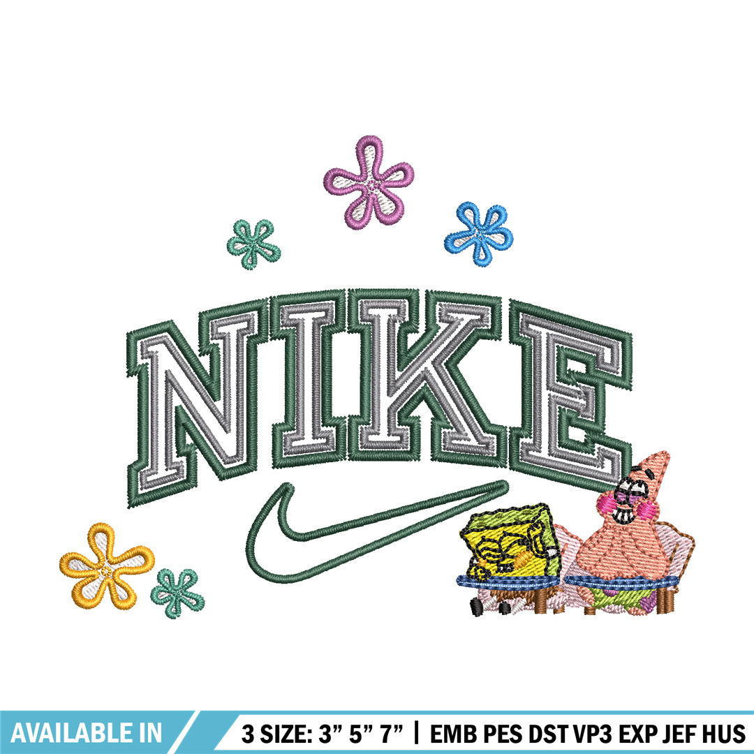 Nike spongebob embroidery design, Spongebob embroidery, Nike - Inspire ...