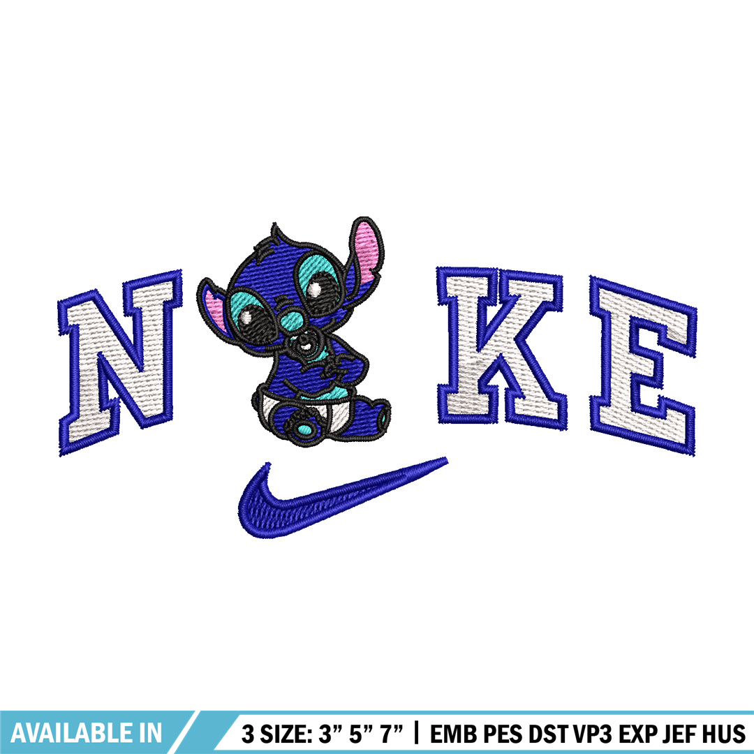 Nike stitch baby embroidery design, Stitch embroidery, Nike - Inspire ...