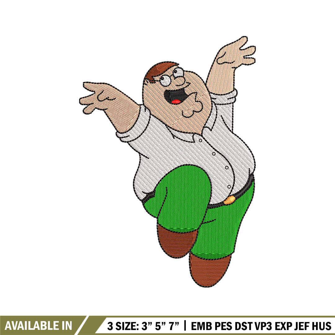 Peter funny embroidery design, Family guy embroidery, Embroi | Inspire ...