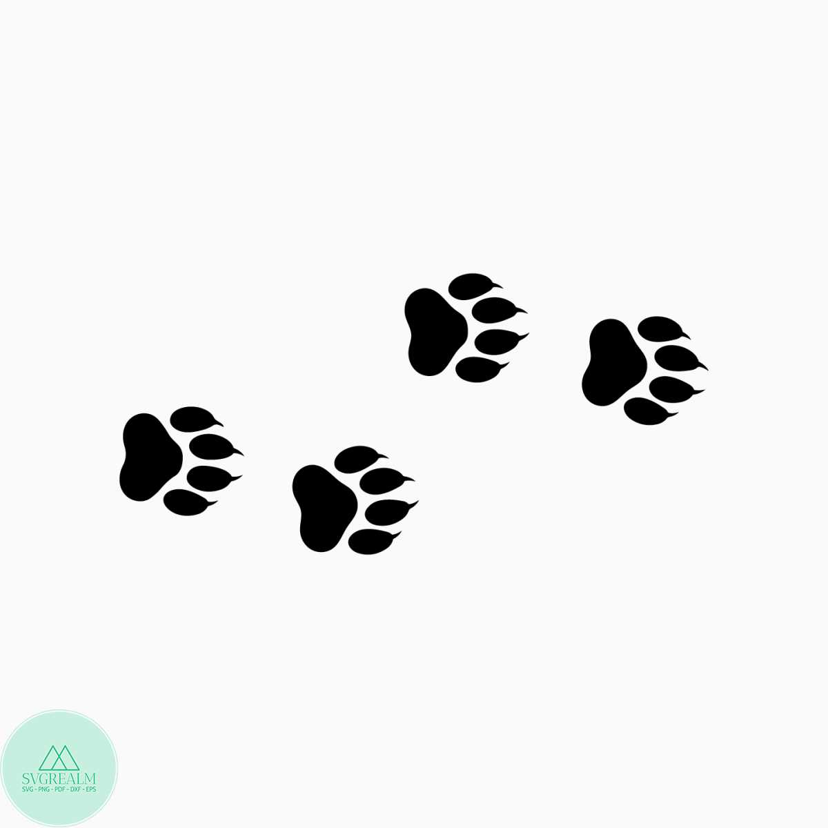 Paws with Claws, Dog Paw Print, Clip art paw prints, Paw Pri | Inspire ...