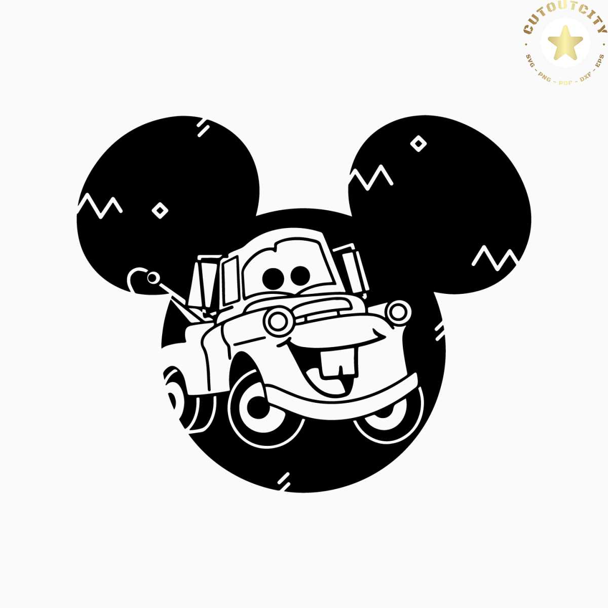Cars SVG Tow Mater svg png clipart dxf clipart, cut file cri | Inspire ...
