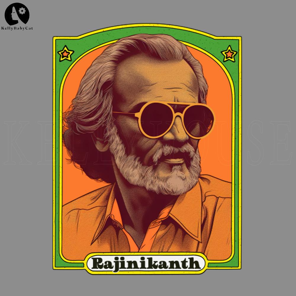Rajinikanth Retro Look Original Design PNG, Digital Download | Inspire ...