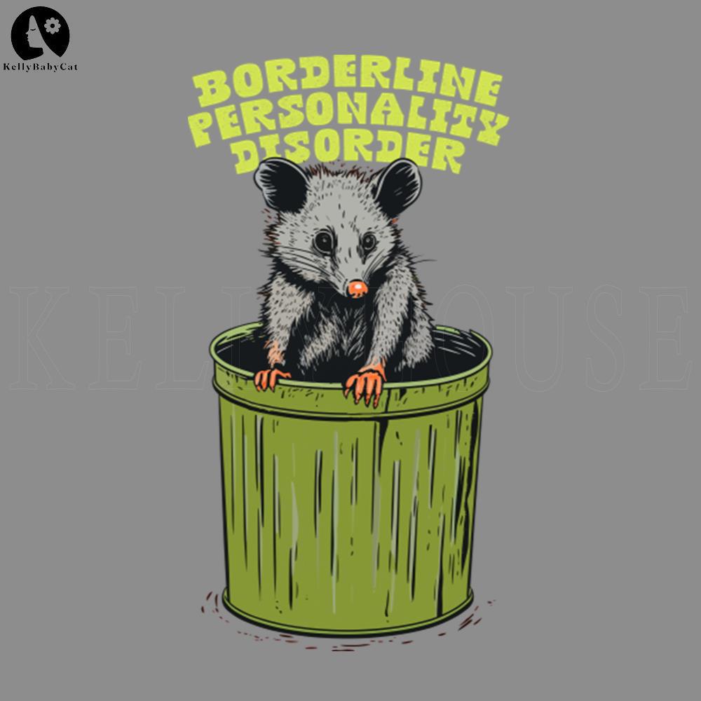 Borderline Personality Disorder Retro Humor Gift PNG, Digita | Inspire ...