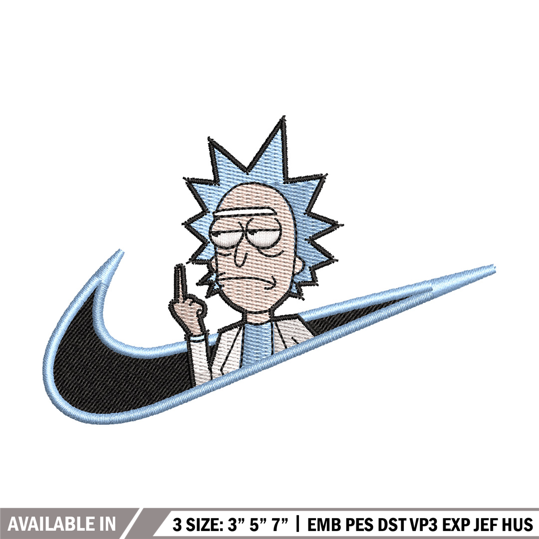 Rick x nike embroidery design, Rick embroidery, Nike design, | Inspire ...