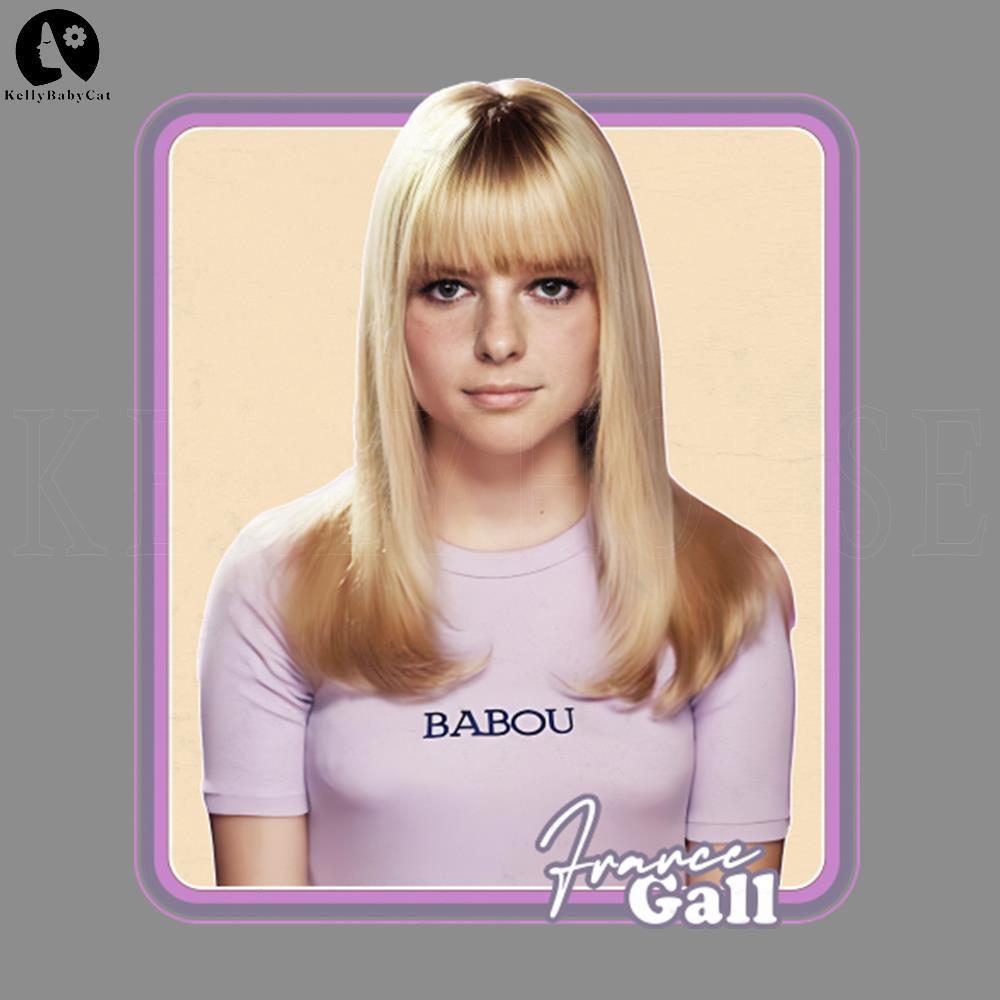 France Gall Retro Faded Style Fan Design PNG, Digital Downlo | Inspire Uplift