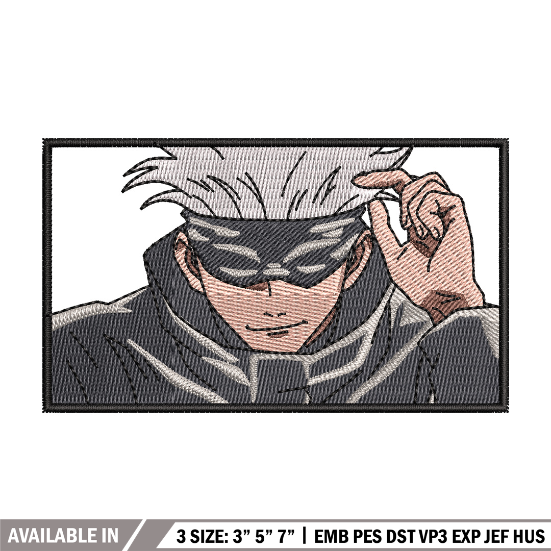 Satoru gojo embroidery design, Jujutsu embroidery, Anime des | Inspire ...