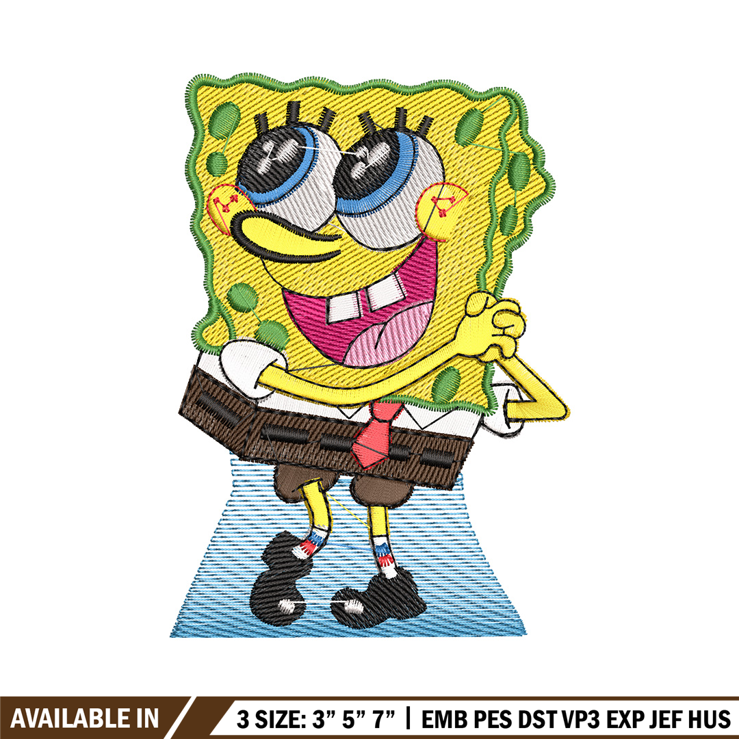 Spongebob embroidery design, Spongebob embroidery, Anime des | Inspire ...