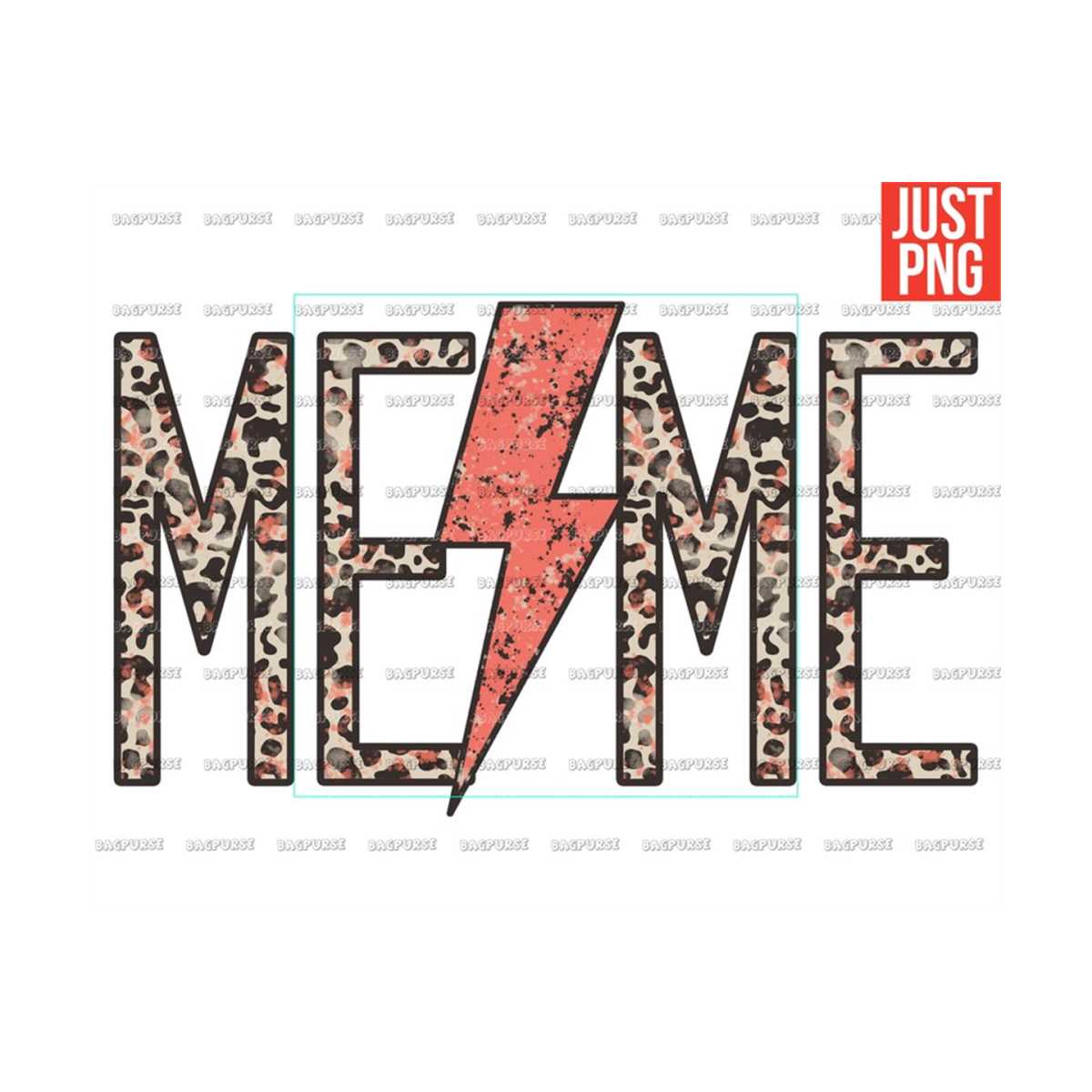 Meme PNG, Meme Mom Design, Meme Boho Leopard Design, Retro M | Inspire ...