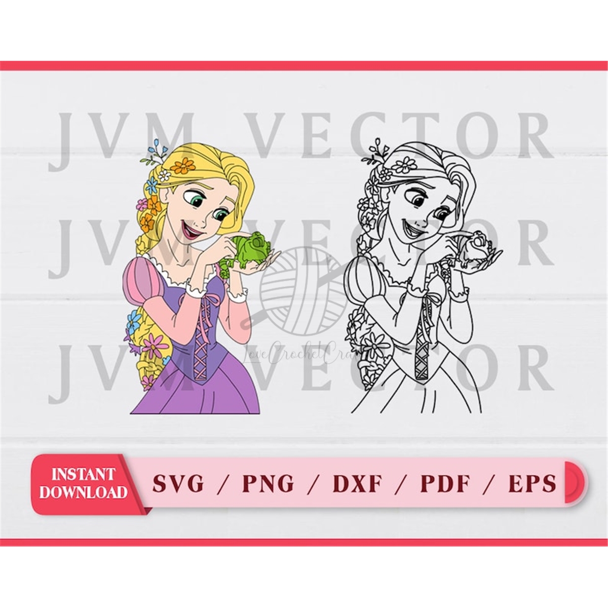 Princess SVG, clipart, digital file - Inspire Uplift