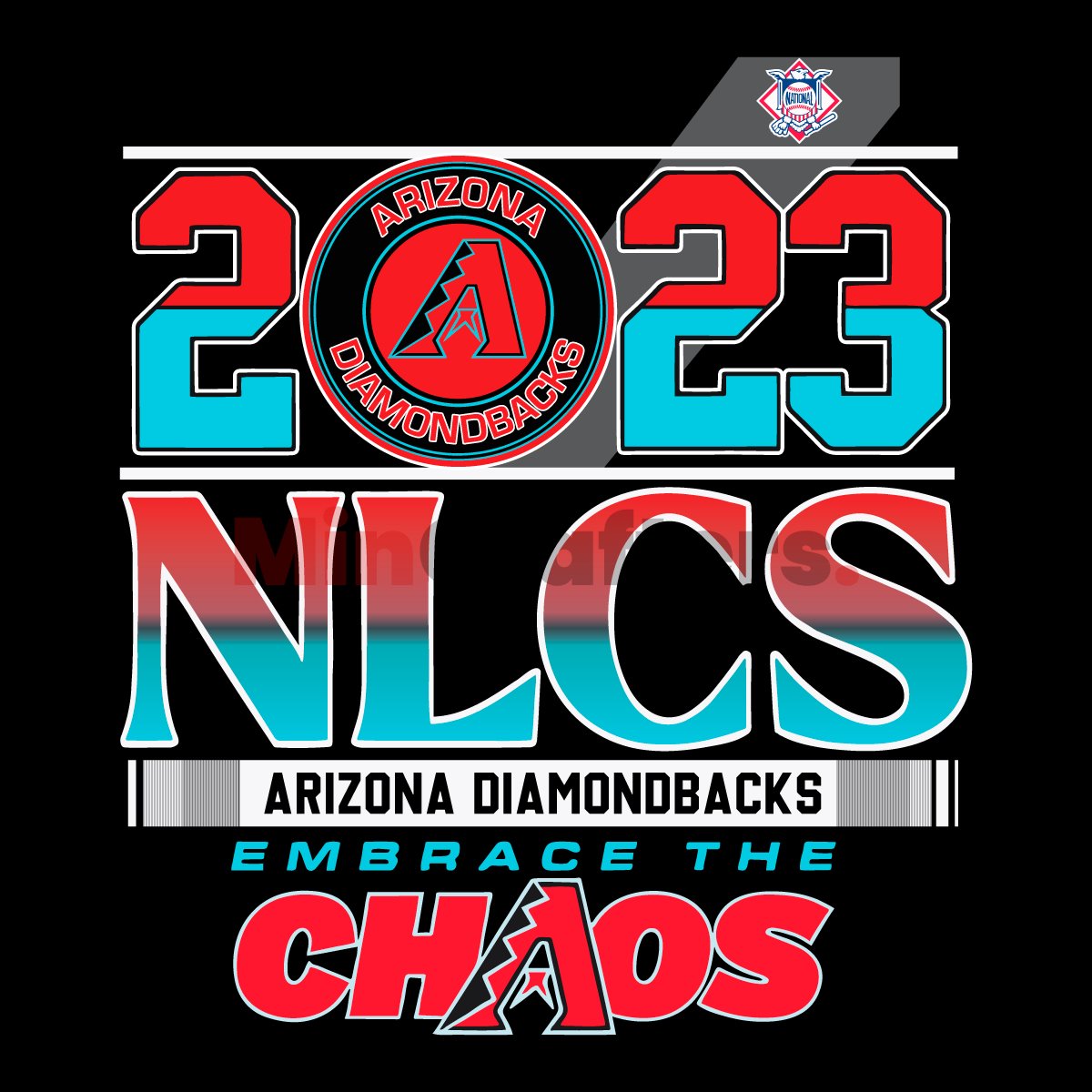 2023 NLCS Arizona Diamondbacks Embrace The Chaos SVG | Inspire Uplift