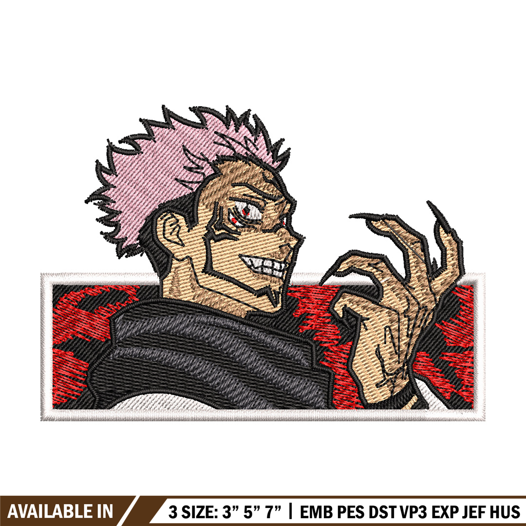 Sukuna red embroidery design, Sukuna embroidery, Embroidery | Inspire ...