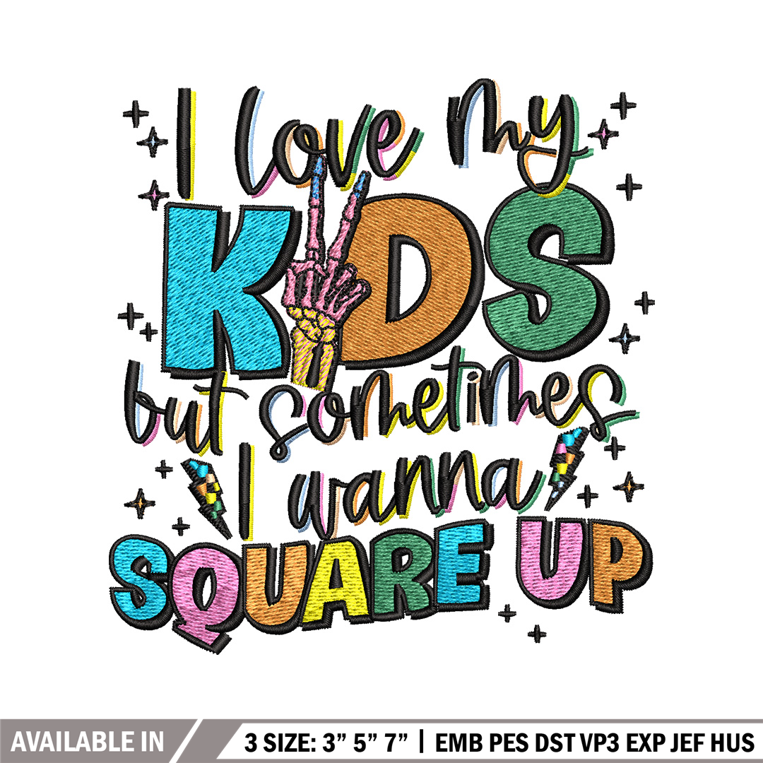 Square up embroidery design, Halloween embroidery, Embroide | Inspire ...
