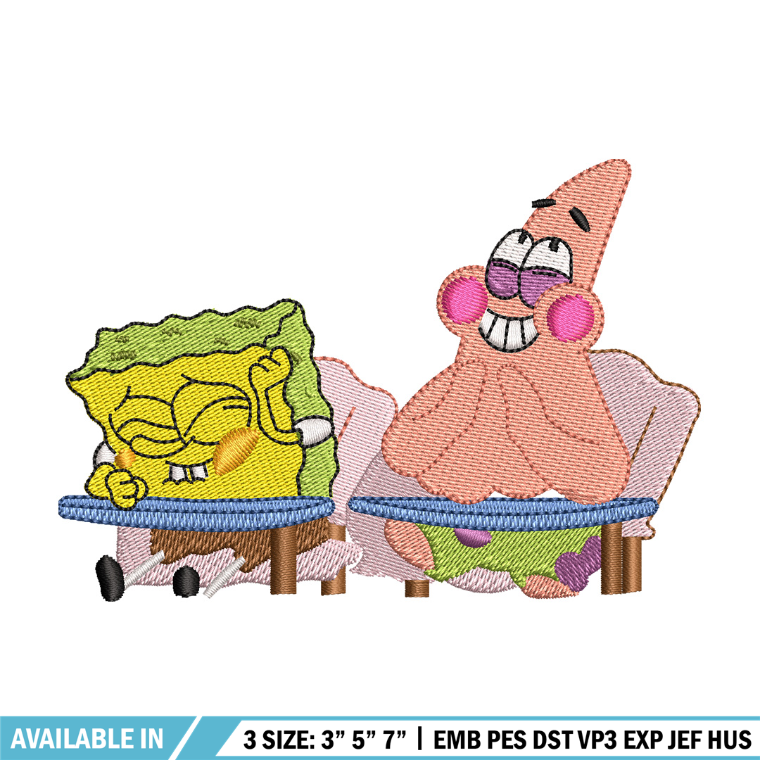 Spongebob funny embroidery design, Spongebob embroidery, Emb - Inspire ...