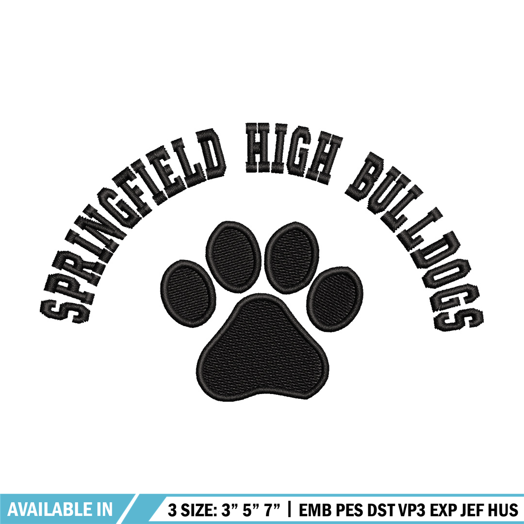 Springfield embroidery design, Logo embroidery, Emb design, | Inspire ...