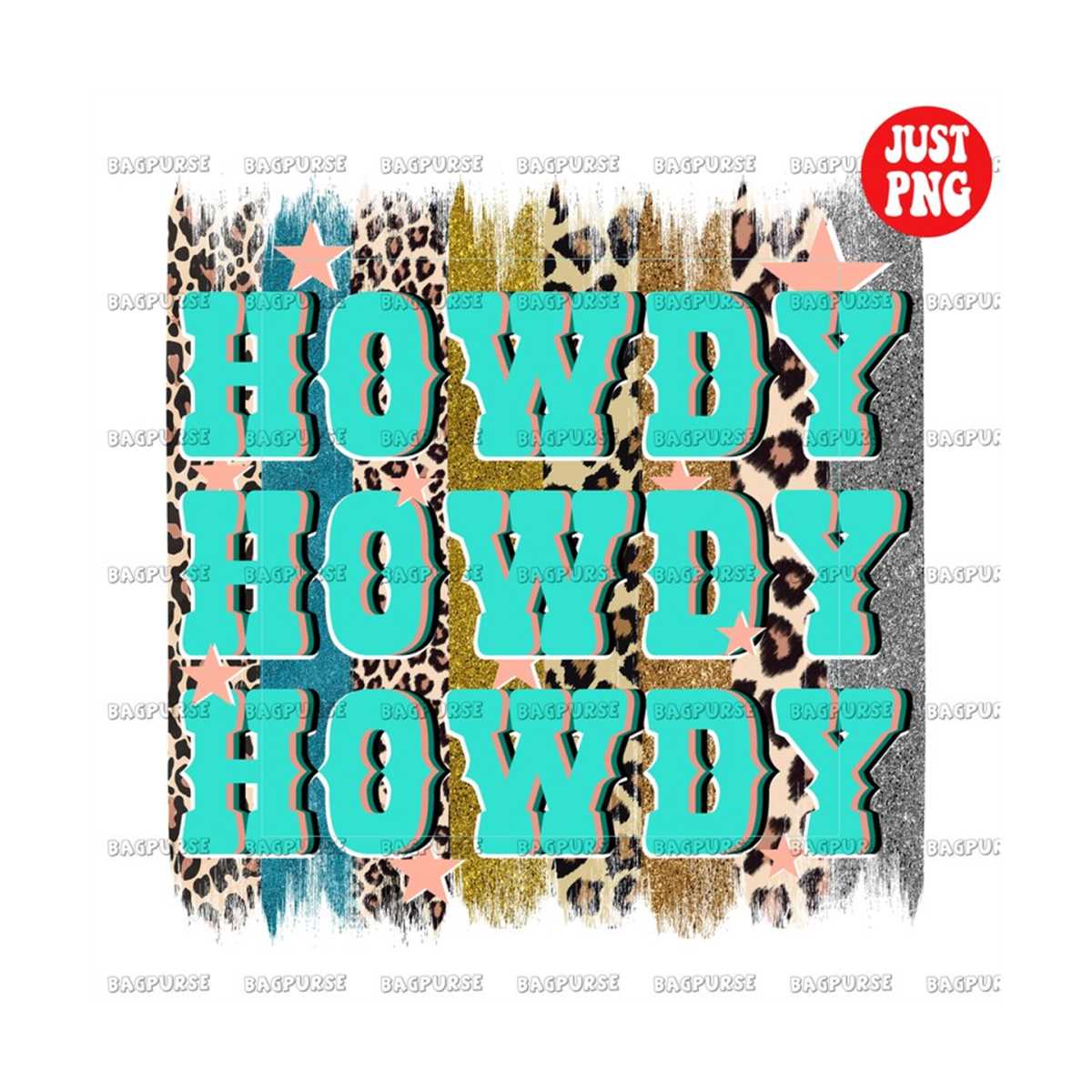 Howdy, Howdy PNG, Howdy Sublimation, Howdy Turqoise Leopard | Inspire ...