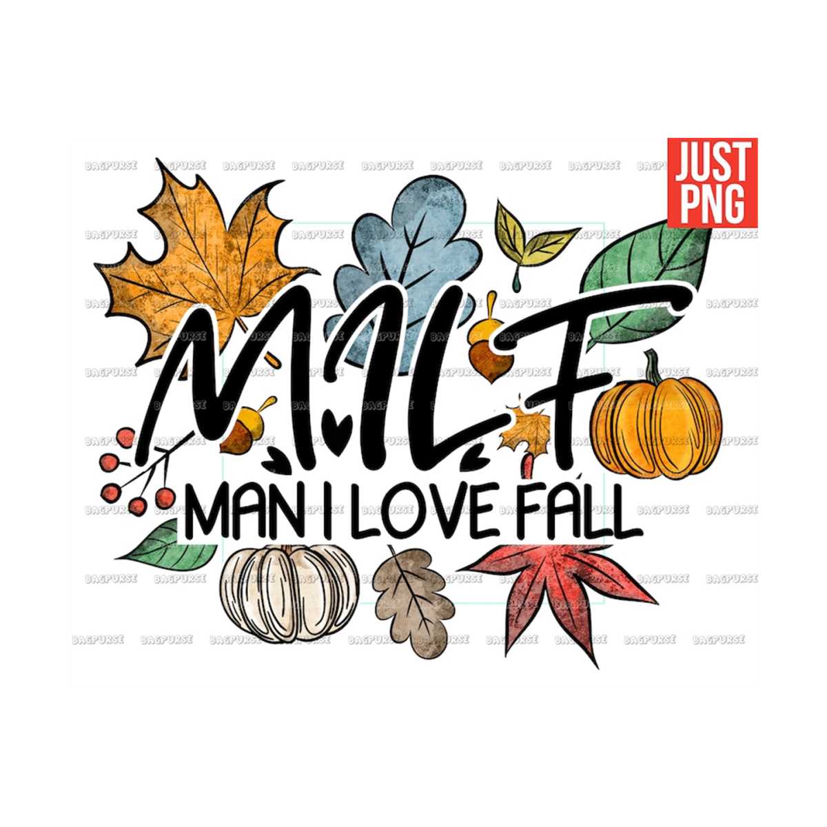 Man I Love Fall PNG, Leaf, Pumpkin, Funny Fall Designs For S | Inspire ...