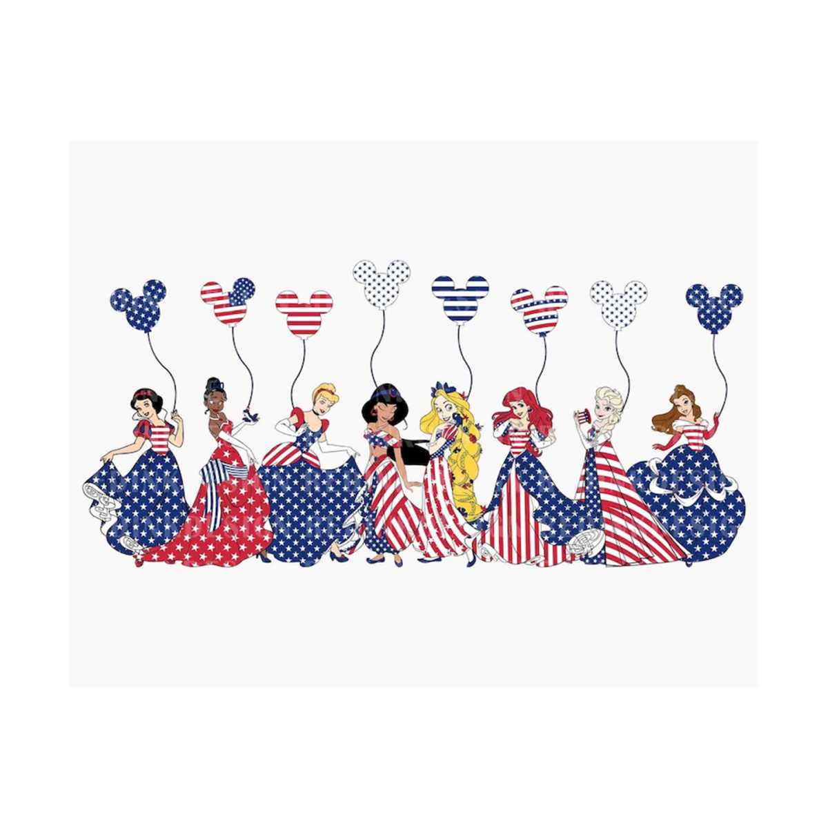 Happy 4th of July Svg, Princesses 4th Of July Svg, Fourth O | Inspire ...