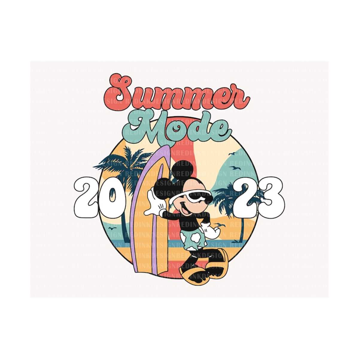 Retro Summer Mode Svg, Summer Trip Svg, Cute Mouse Svg, Vaca | Inspire ...