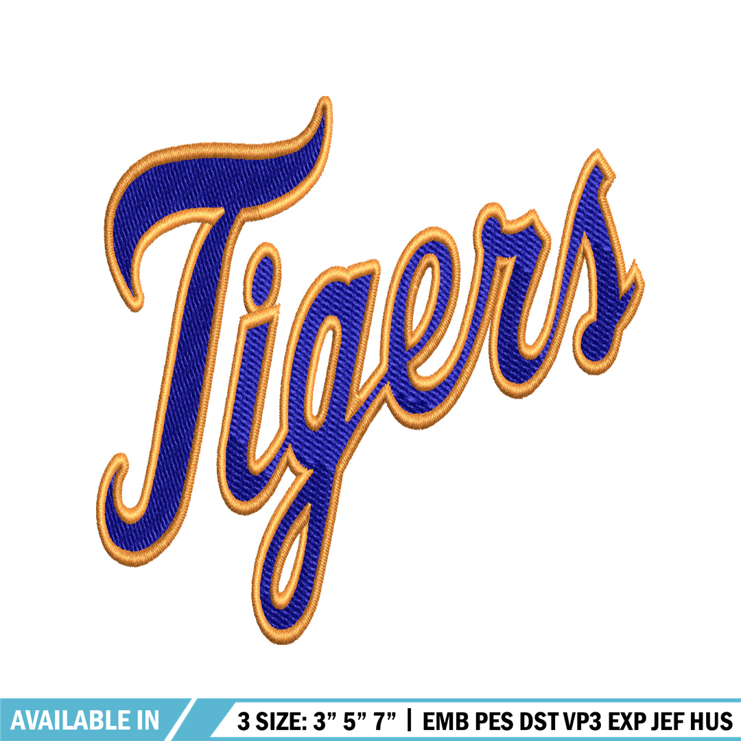Tiger logo embroidery design, Tiger logo embroidery, logo de | Inspire ...