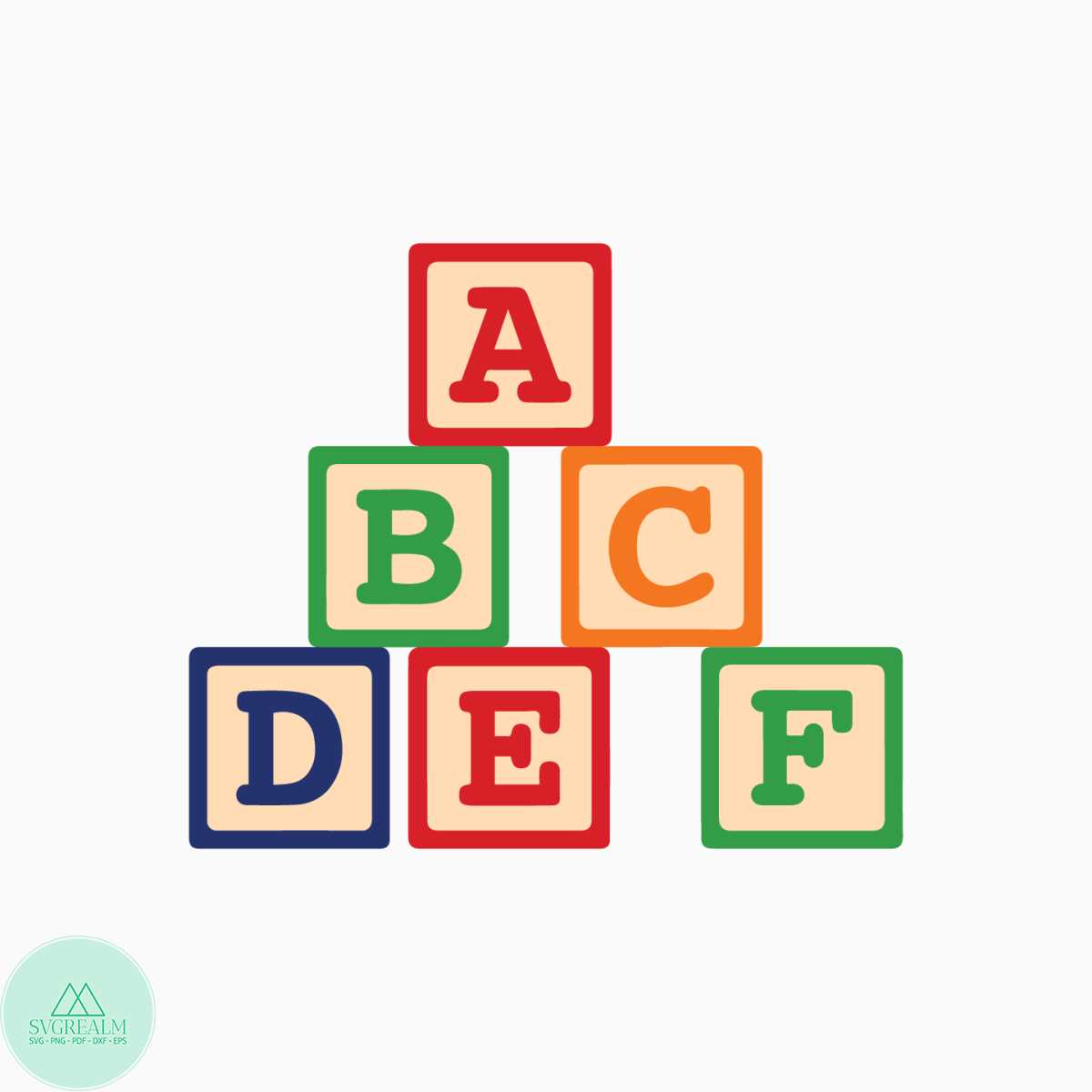 Alphabet SVG, Alphabet Blocks Svg, A to Z Blocks Svg, Alphab - Inspire ...
