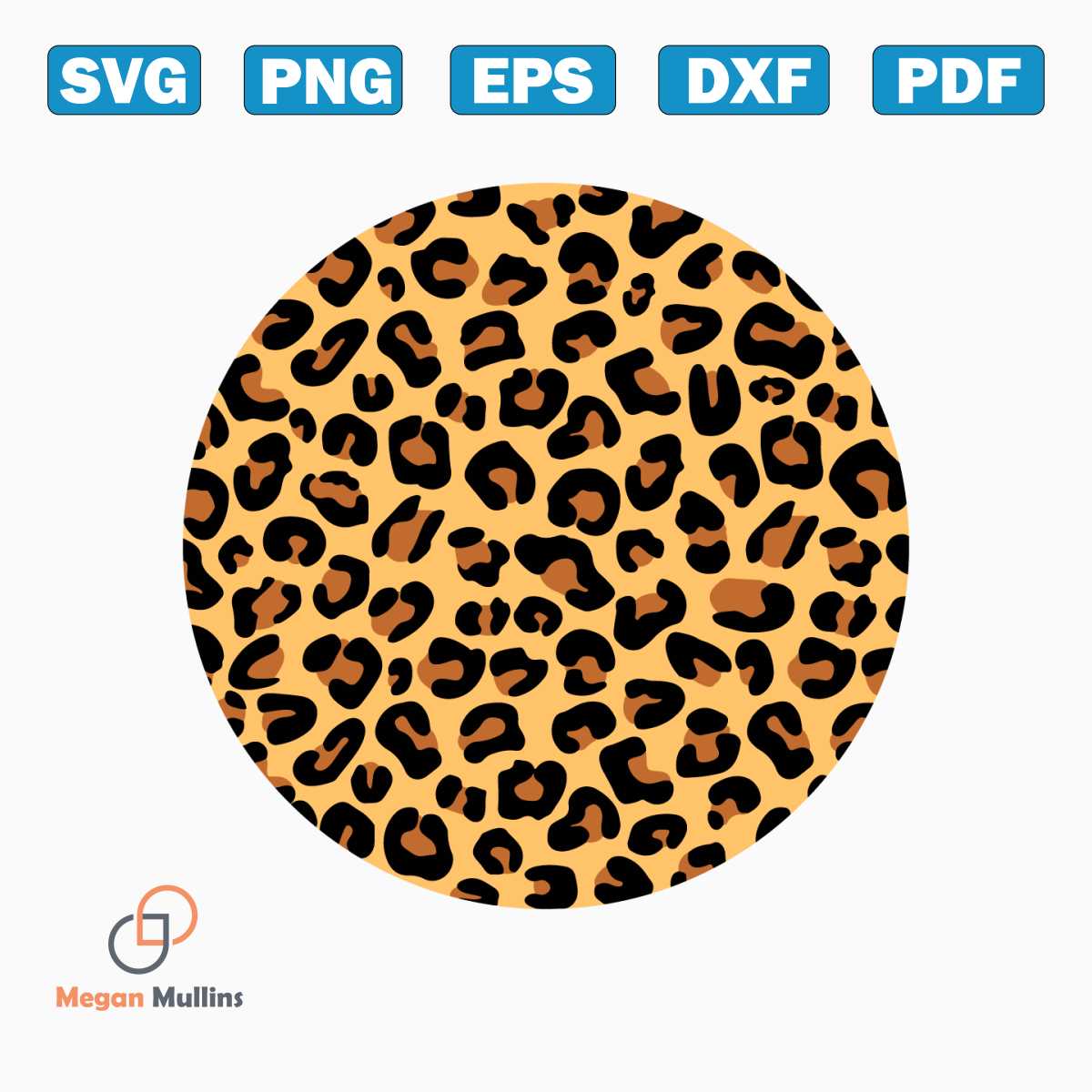 Leopard Circle Svg, Leopard Print Svg, Leopard Circle Monogr - Inspire ...