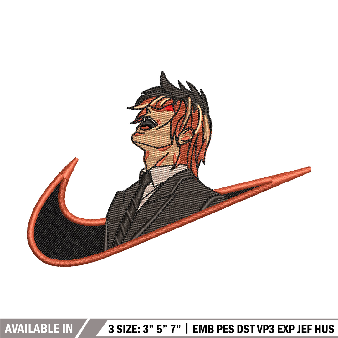 Yagami nike embroidery design, Death note embroidery, Nike d | Inspire ...