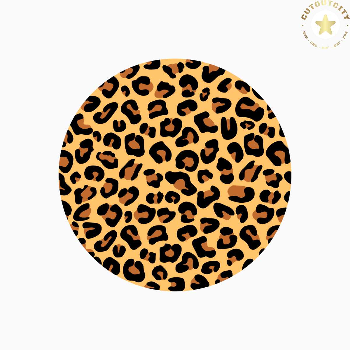 Leopard Circle Svg, Leopard Print Svg, Leopard Circle Monogr | Inspire ...