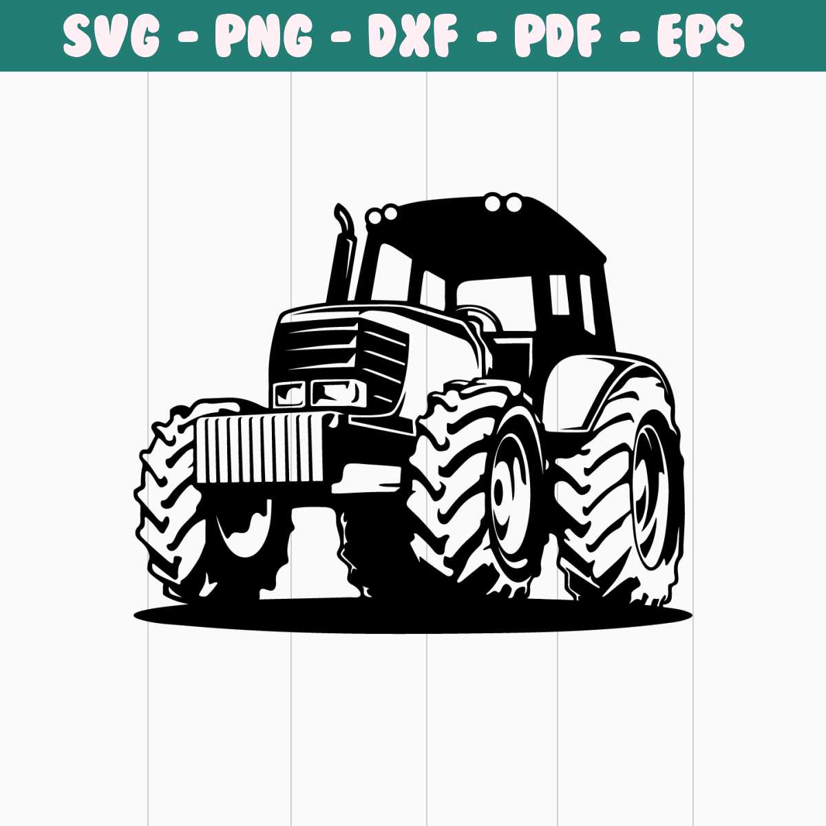 Tractor SVG Silhouette tractor svg, farm tractor svg, farmi | Inspire ...