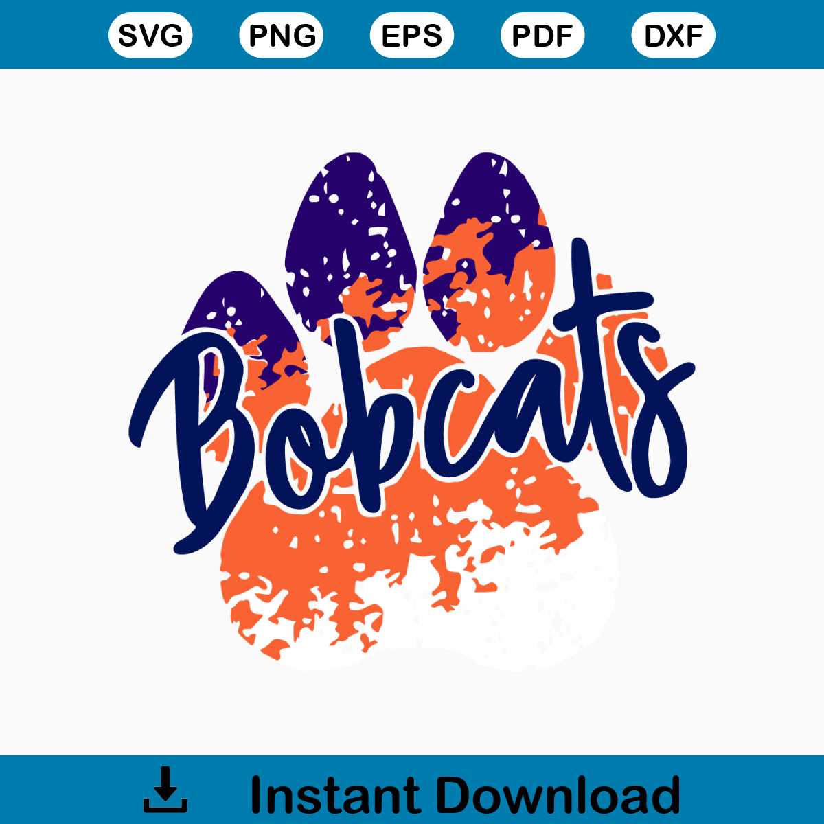 bobcat svg, bobcats svg, Ombre svg, Paw svg, cats svg, eps, | Inspire ...