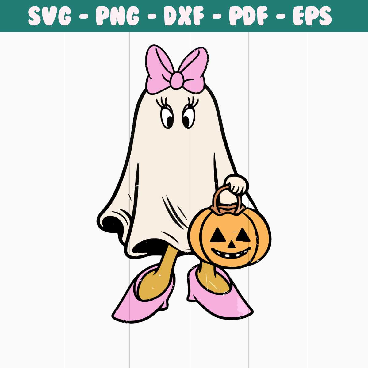 Daisy Ghost Halloween Svg Png, Retro Daisy, Spooky Season Sv | Inspire ...