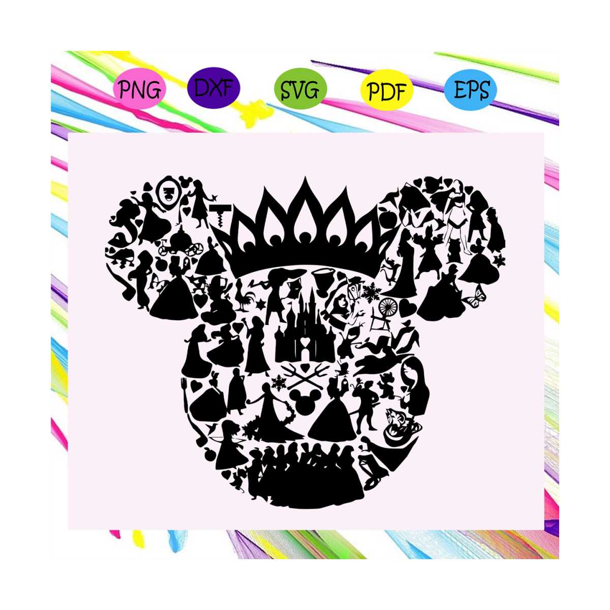 Disney princess,disney svg, disney gift, disey shirt, disney | Inspire ...