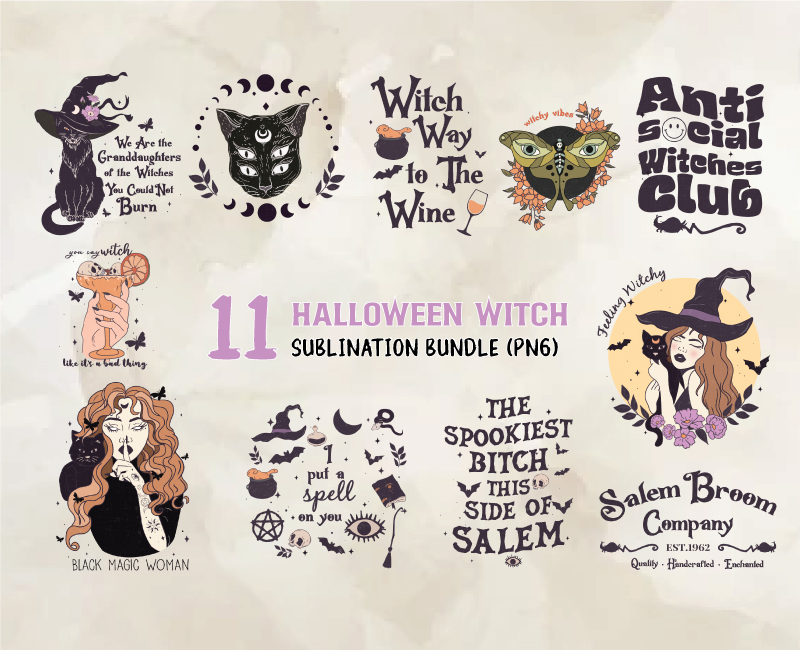 11 Halloween Witch Png, Halloween Svg, Cute Halloween, Hallo | Inspire ...