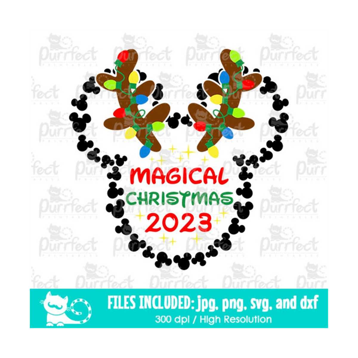 Magical Christmas 2023 SVG, Reindeer Mouse Family Vacation S | Inspire ...