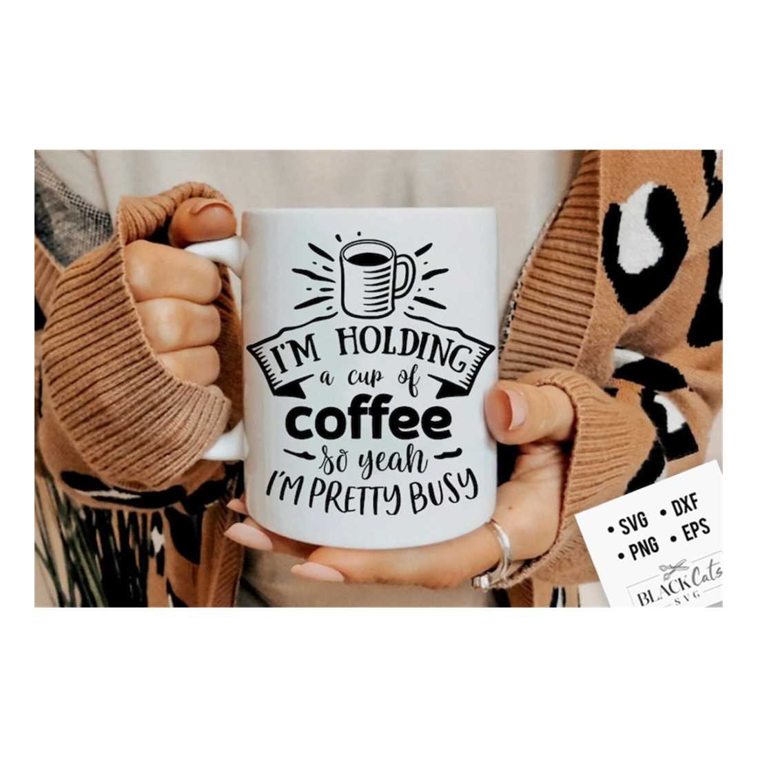 I'm holding a cup of coffee so yeah I'm pretty busy SVG, Cof - Inspire ...