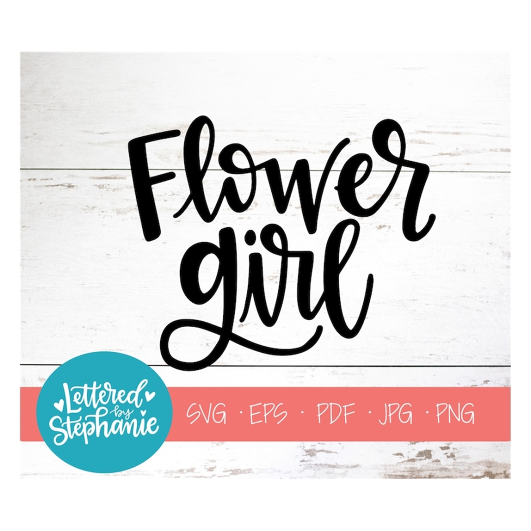 Flower girl, SVG Cut File, svg, wedding svg, Bridal, bride s - Inspire ...