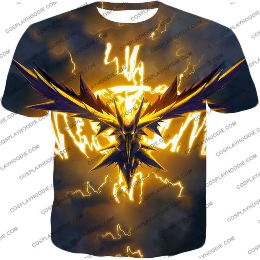 Pokemon Most Powerful Thunder Pokemon Zapdos Super Action T- | Inspire ...