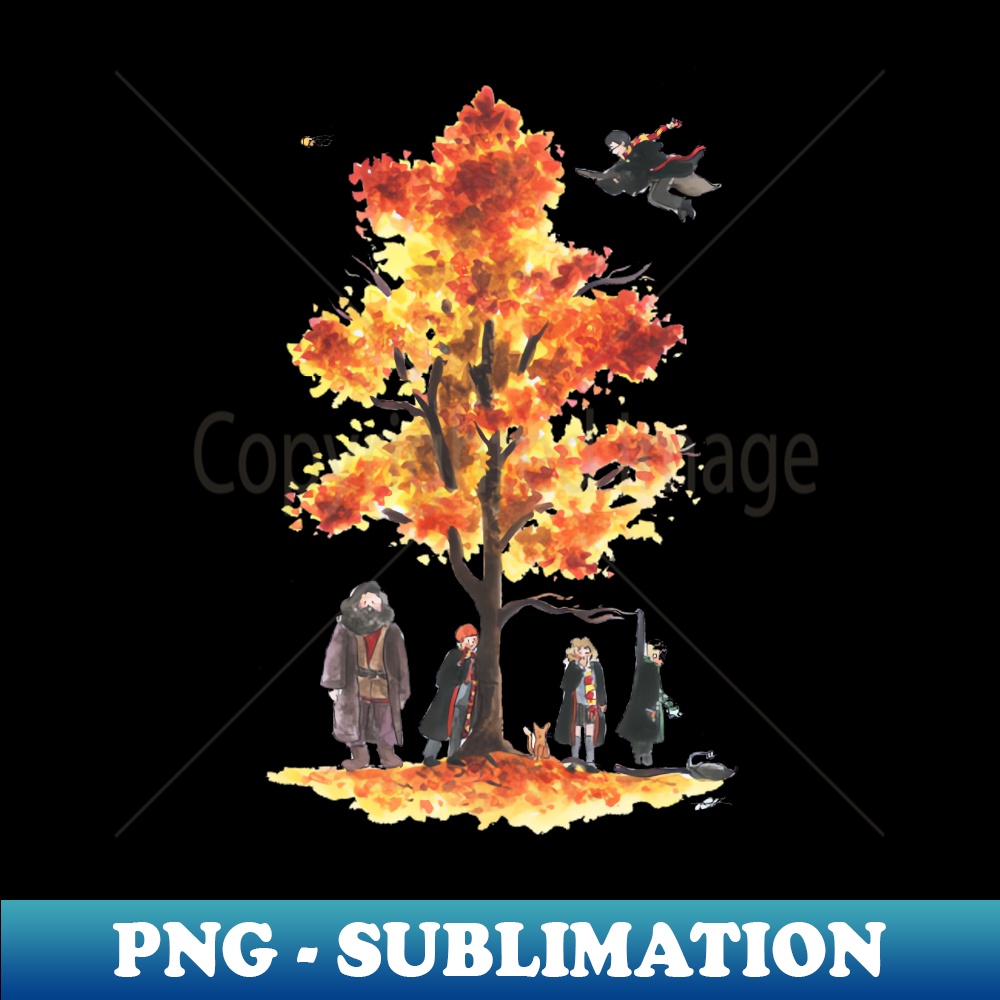 Harry Potter Tree - High-Resolution PNG Sublimation File - U | Inspire ...