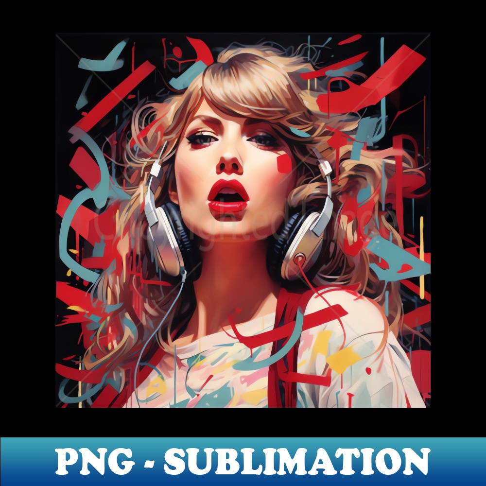 Taylor Swift Graffiti AI - Unique Sublimation PNG Download - - Inspire ...