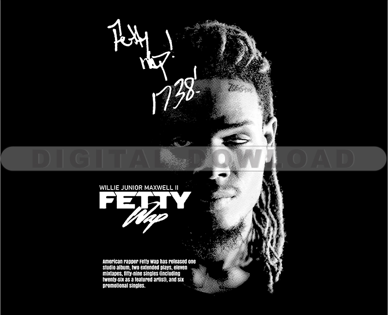 Fetty Wap Svg, Tshirt Design Bundle, Rapper svg, Hiphop SVG, - Inspire ...